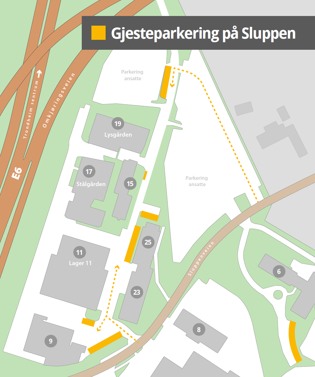 Slik kommer du deg til Sluppen - Dette finner du på Sluppen - Sluppen